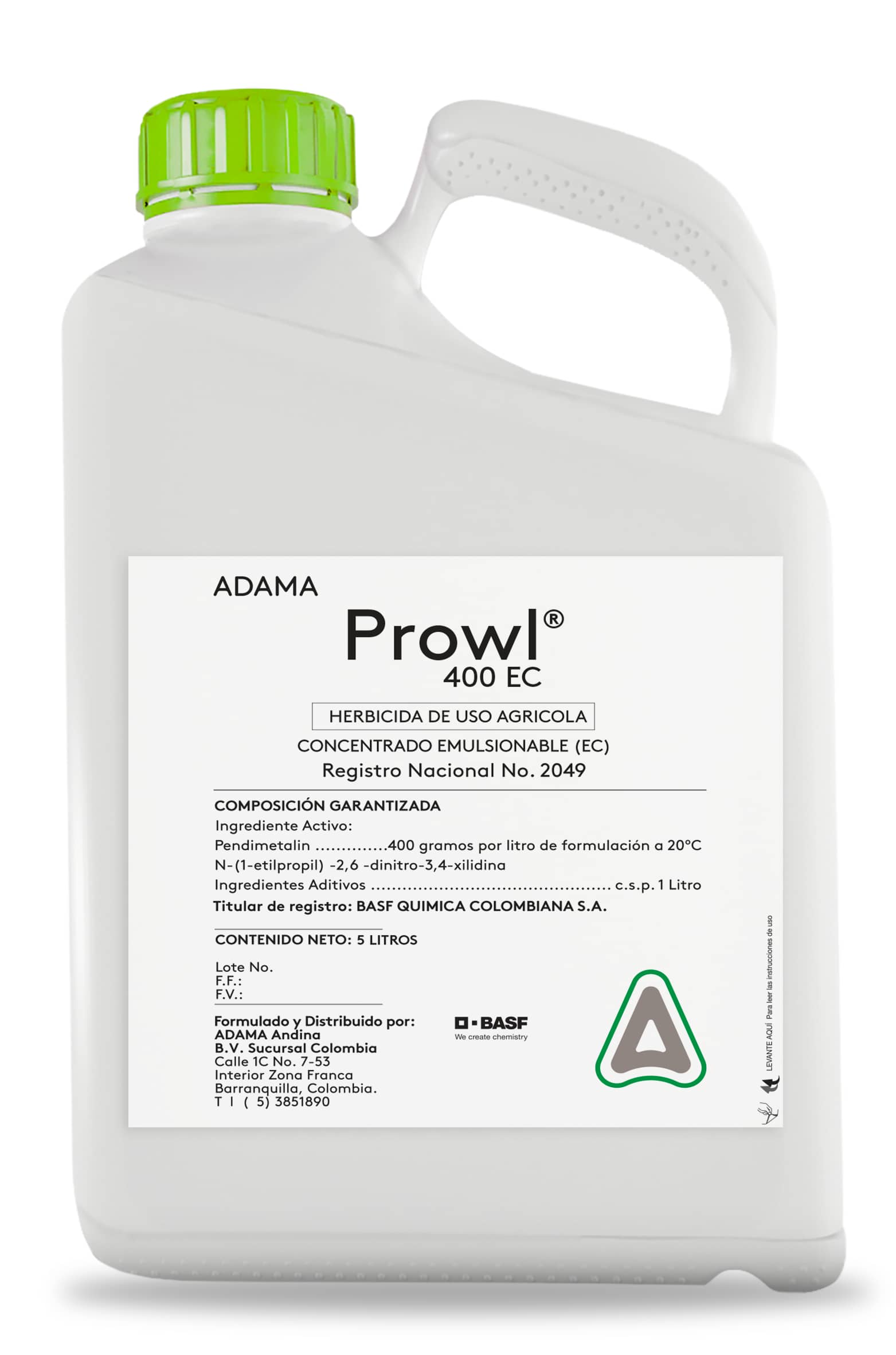 Herbicida Prowl® 400 EC x 5 Lt - Adama | Croper