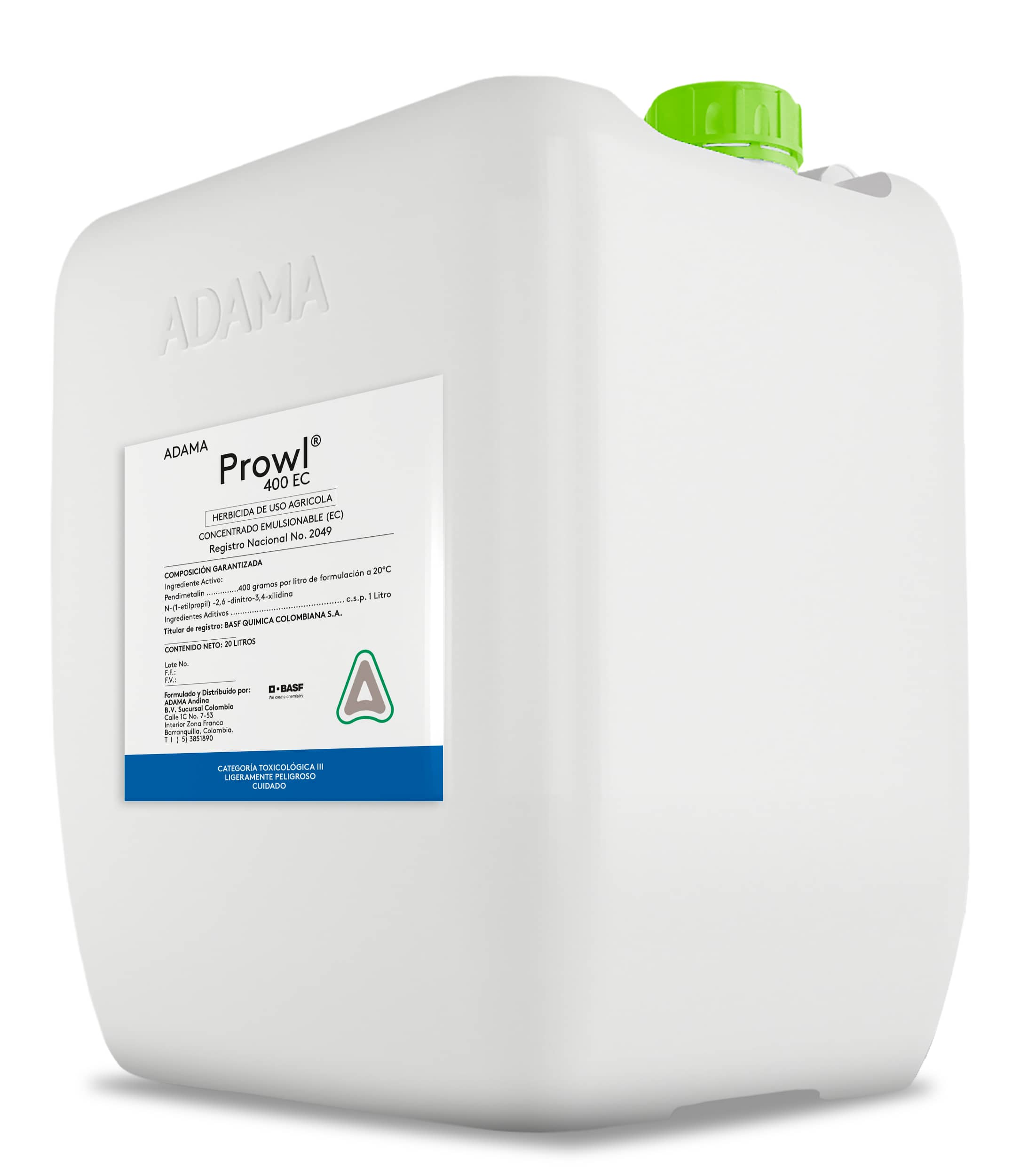 Herbicida Prowl® 400 EC x 20 Lt - Adama | Croper