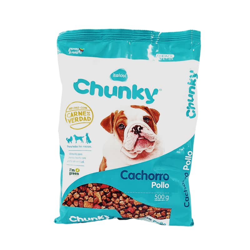Alimento para perros Chunky Cachorro x 500 gr - Italcol | Croper