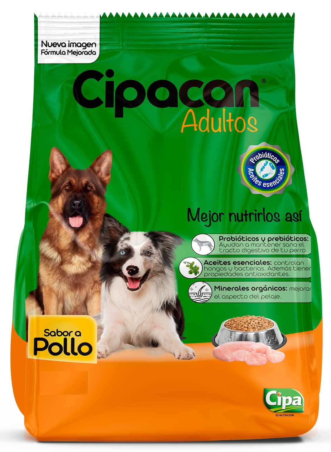 Alimento para perros Cipacan pollo x 20 x 1 kg - Cipa | Croper