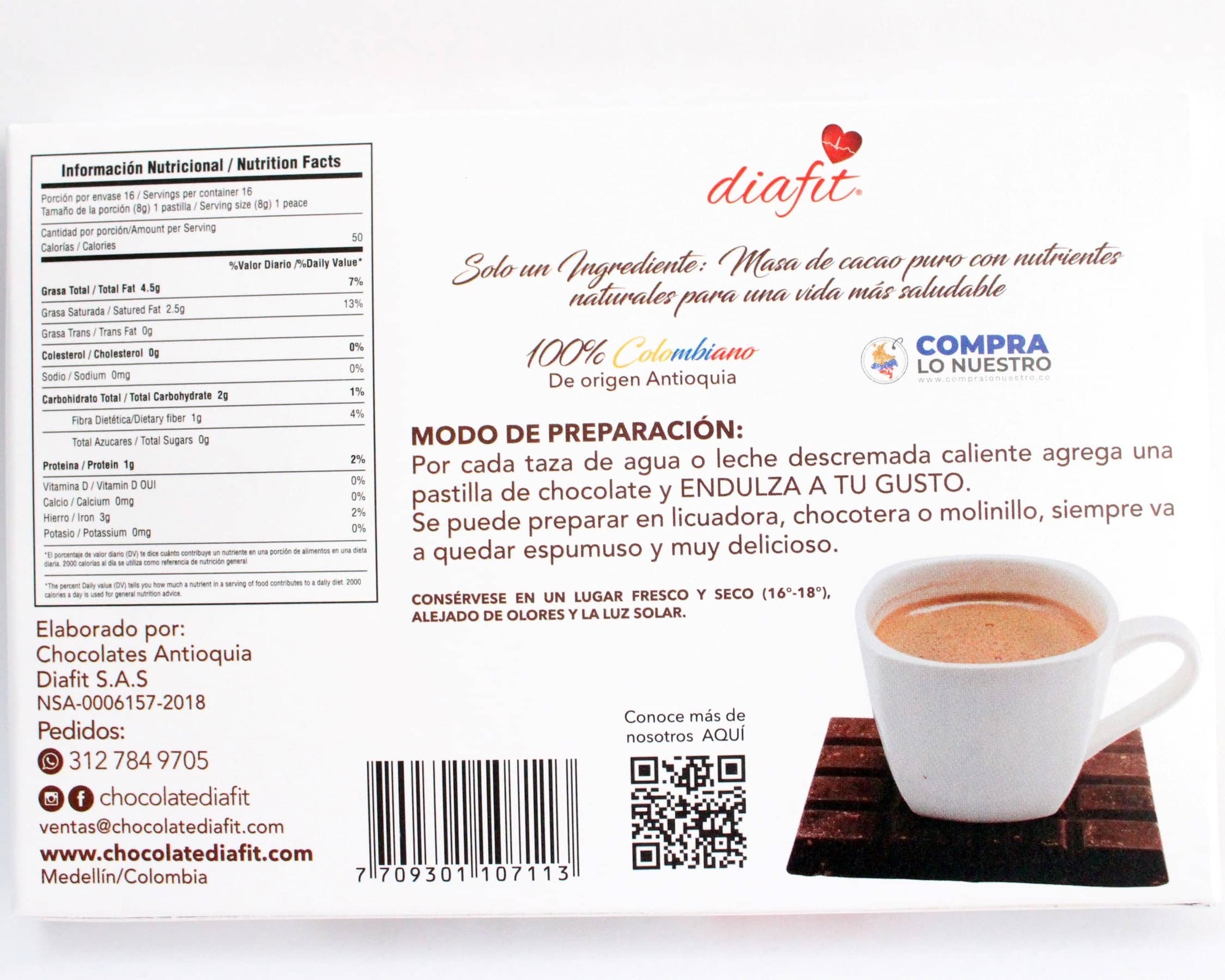 Chocofit Chocolate de Mesa | Croper