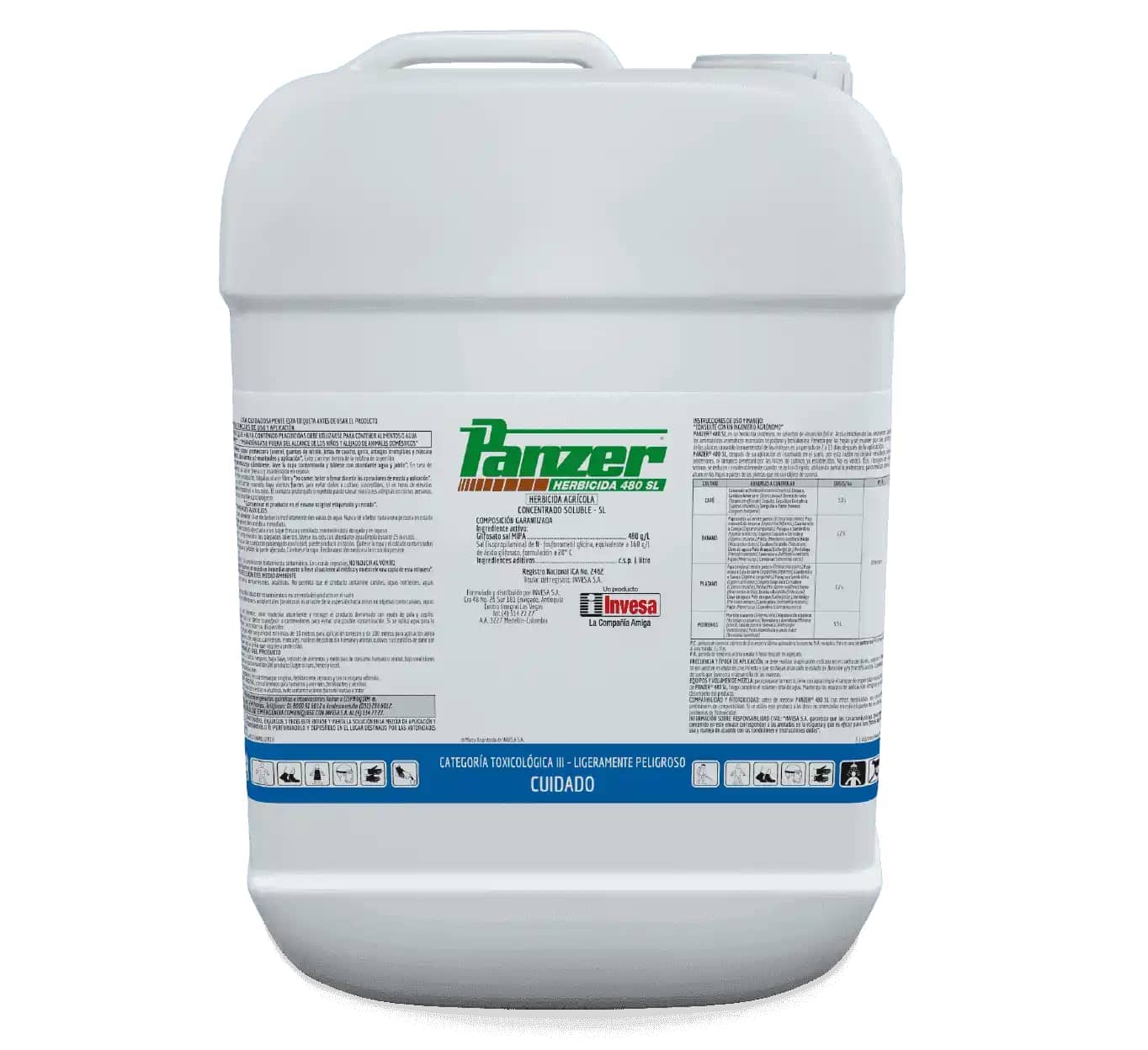 Herbicida Panzer SL 480 x 20 Lt - Invesa | Croper