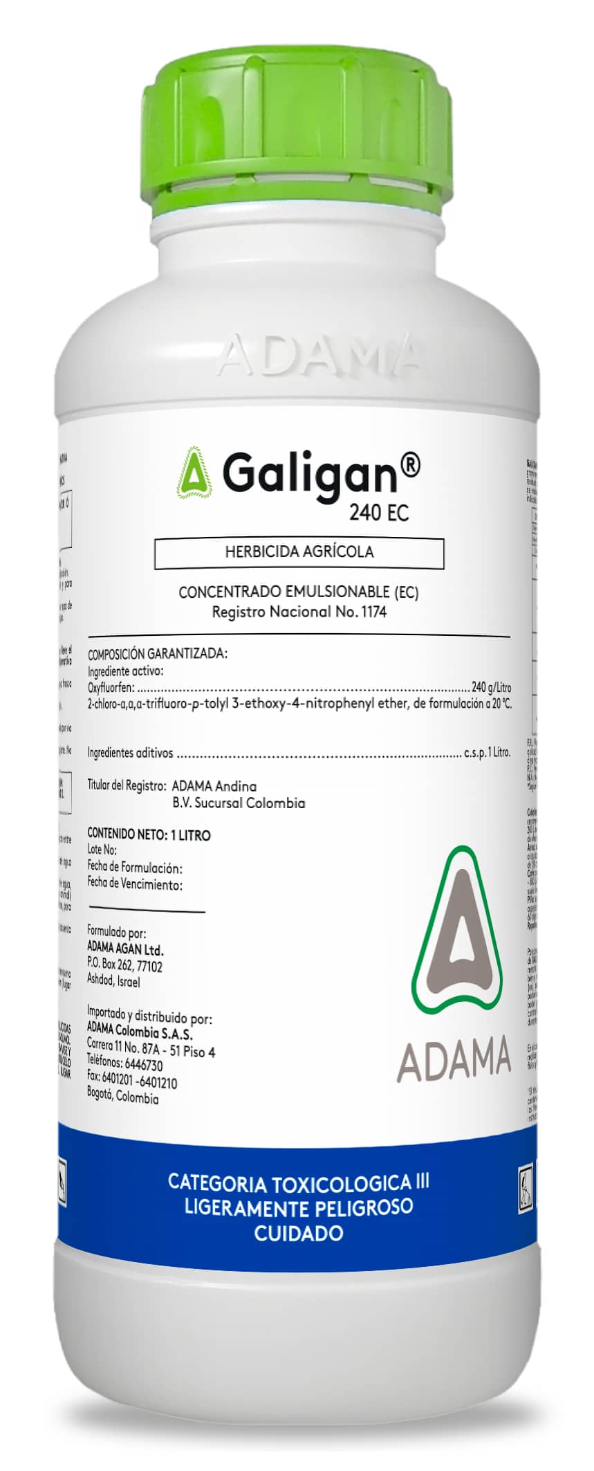 Herbicida Galigan® 240 EC x 1 Lt - Adama | Croper